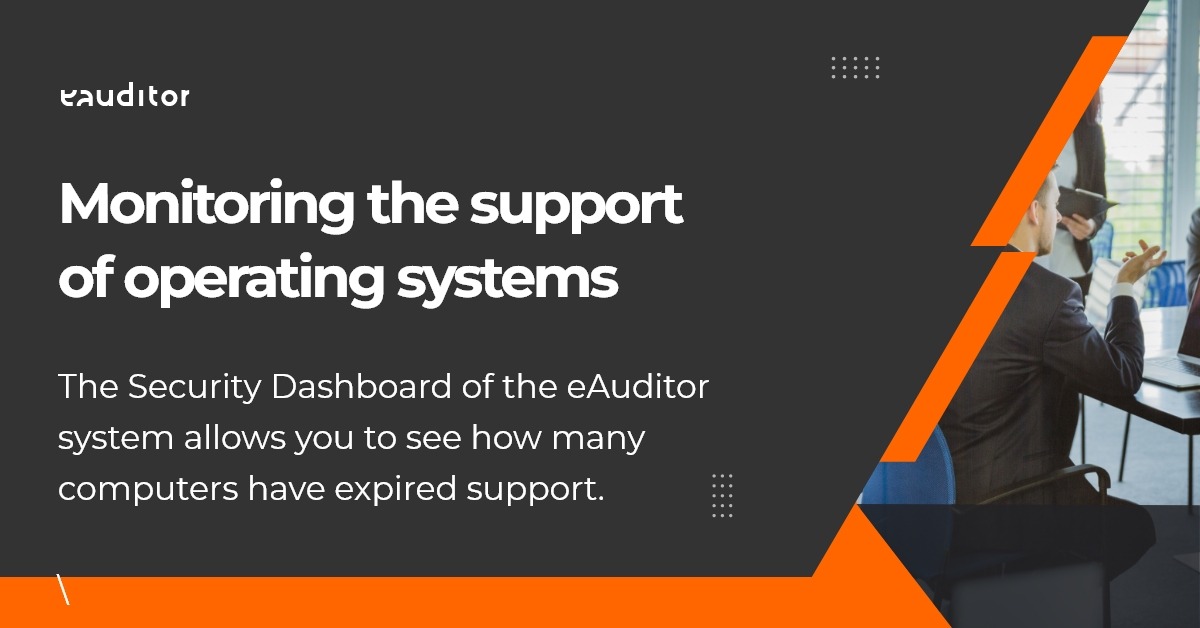 Monitoring the support of operating systems - eAuditor WEB AI