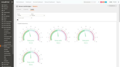 Server room monitoring and incident alerting - eAuditor