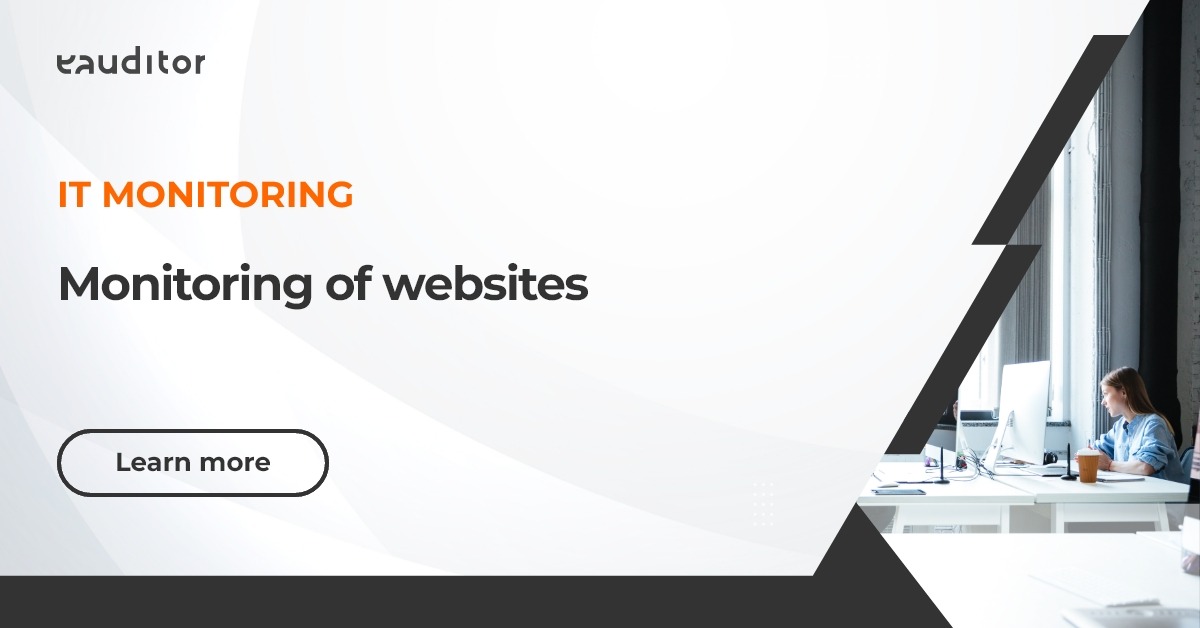 Monitoring of websites in real time - eAuditor