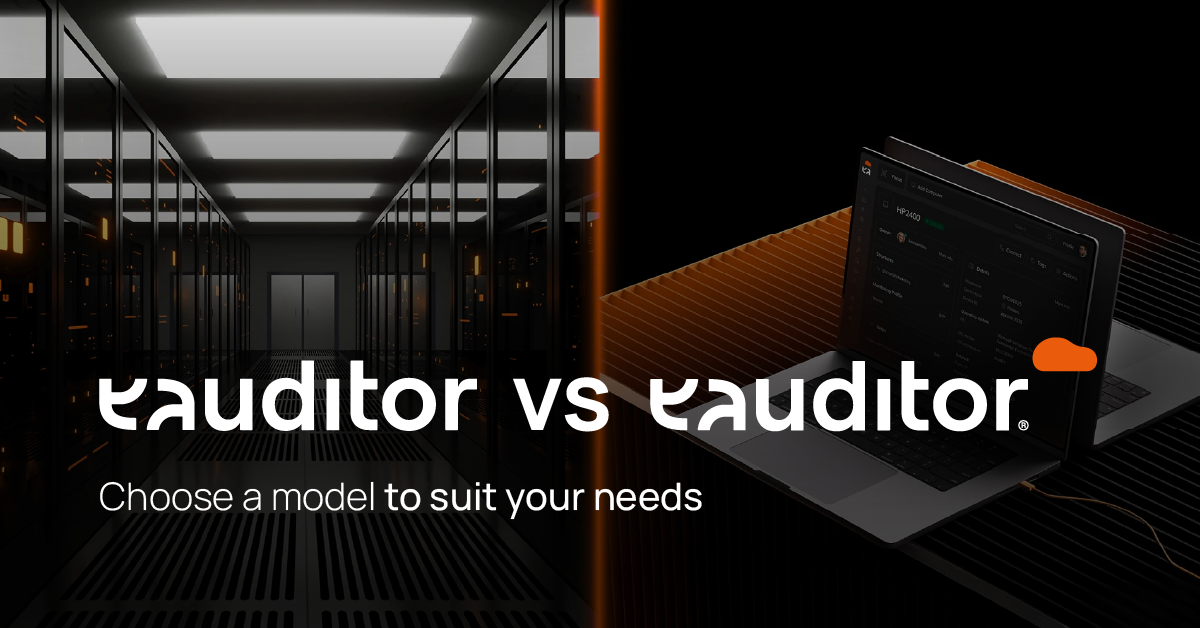 eAuditor on-premise vs cloud - eAuditor WEB AI